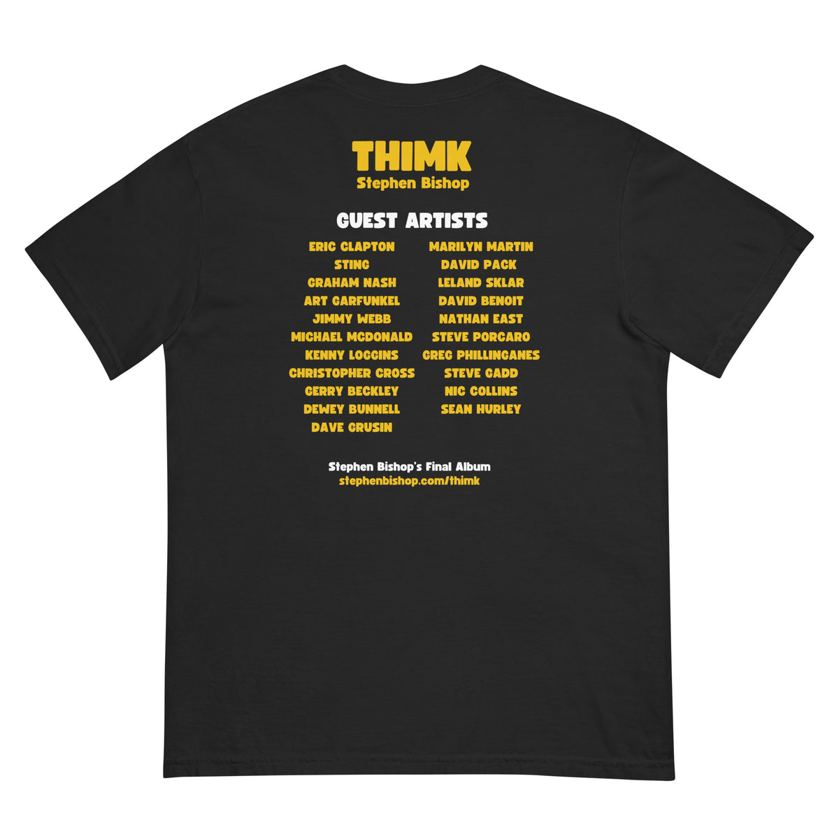 THIMK T-SHIRT – Stephen Bishop Merchandise